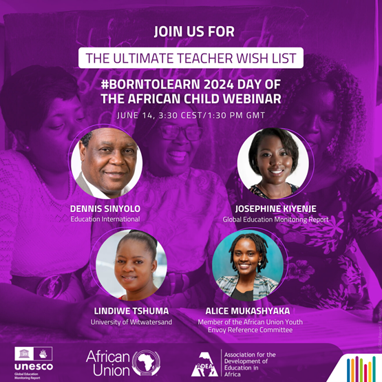 The ultimate teacher wish list - #BorntoLearn 2024 Day of the African ...